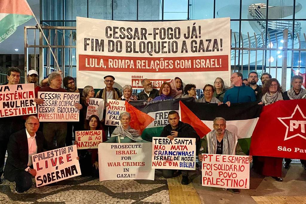 Núcleo Palestina Do Pt Em Spimpedido Na Câmara Lançamento Foi Nas Ruas